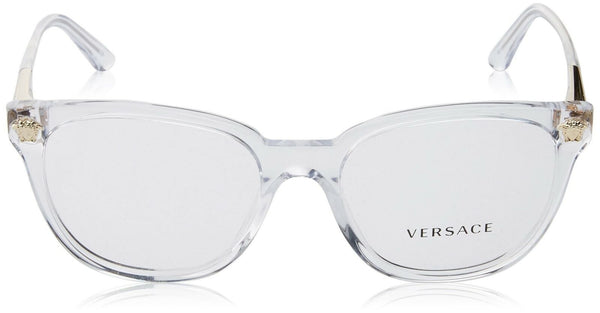 Versace VE 3242A 148 Transparent Plastic Round Eyeglasses 54mm – Shades ...